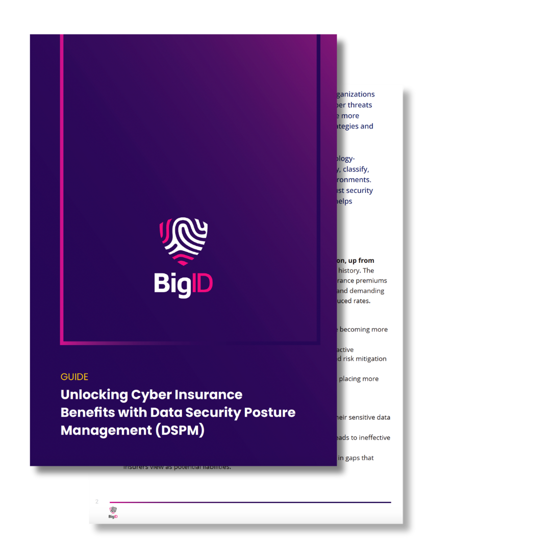 Cyber Insurance with DSPM